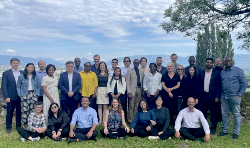 P4H country focal persons and members of the P4H Coordination Desk take ...