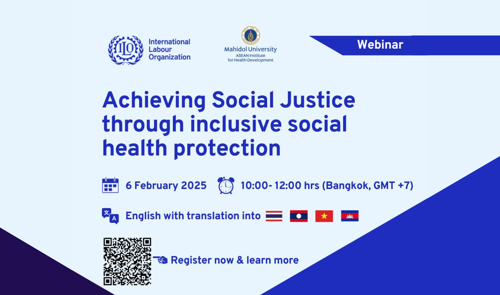 Achieving social justice through inclusive social health protection